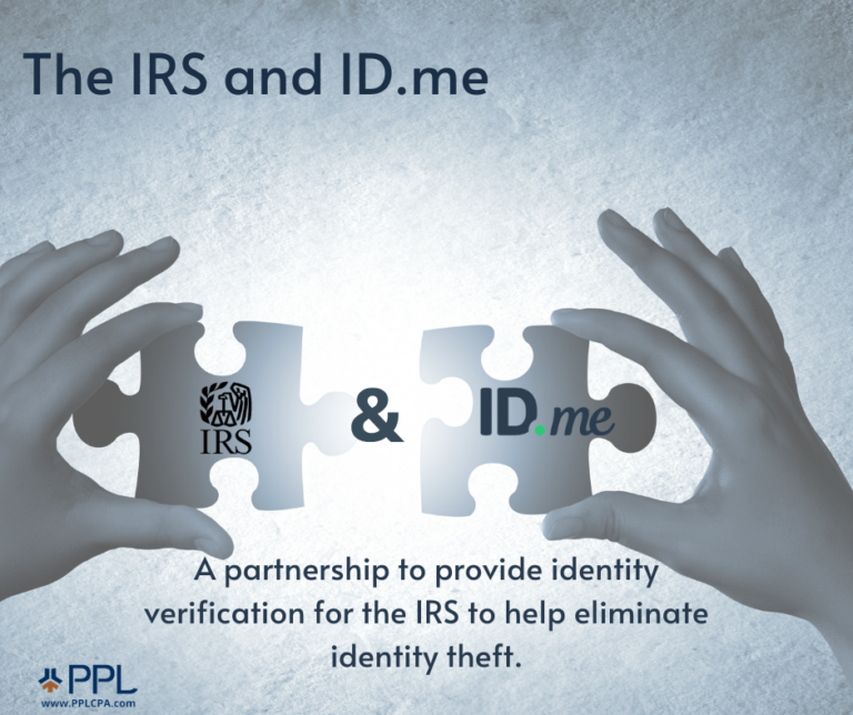 The IRS and ID.me - PPL CPA